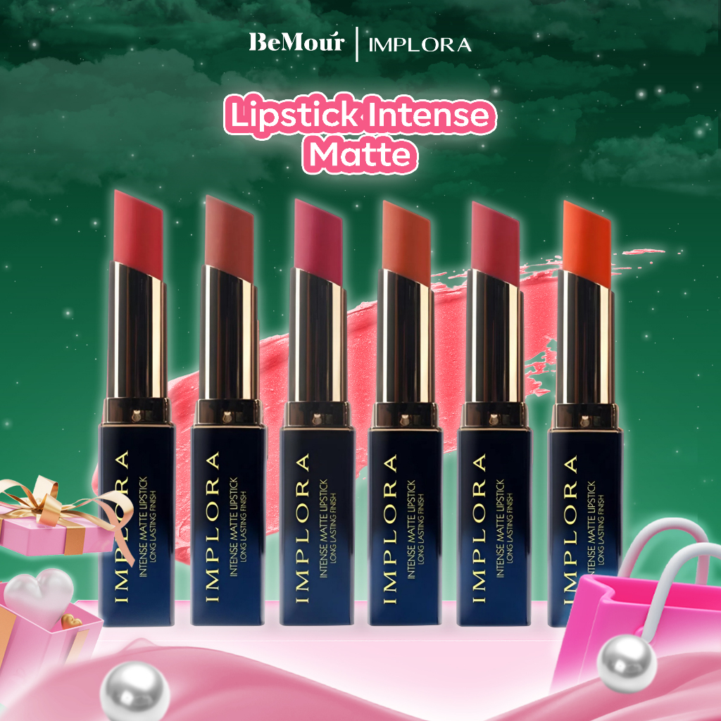 Jual IMPLORA - LIPSTICK INTENSE MATTE ( 3.5 g ) - Lipstik Matte Tahan ...