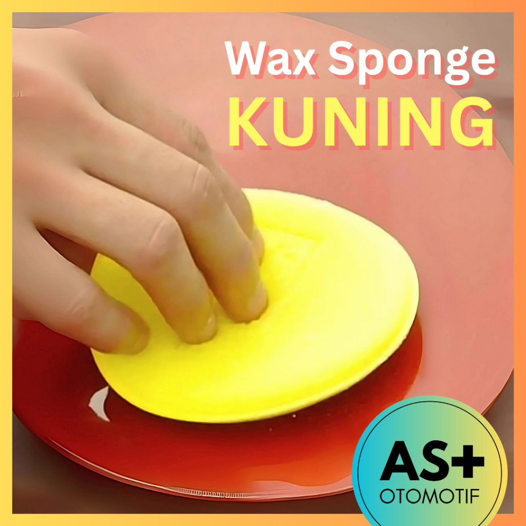 Jual Busa Spon Kuning Aplikator Wax Poles Detailing Mobil & Motor ...