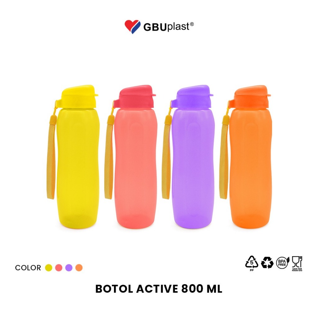 Jual GBUplast Botol Minum BPA Free Active 800ml Drink Bottle Tempat Air ...