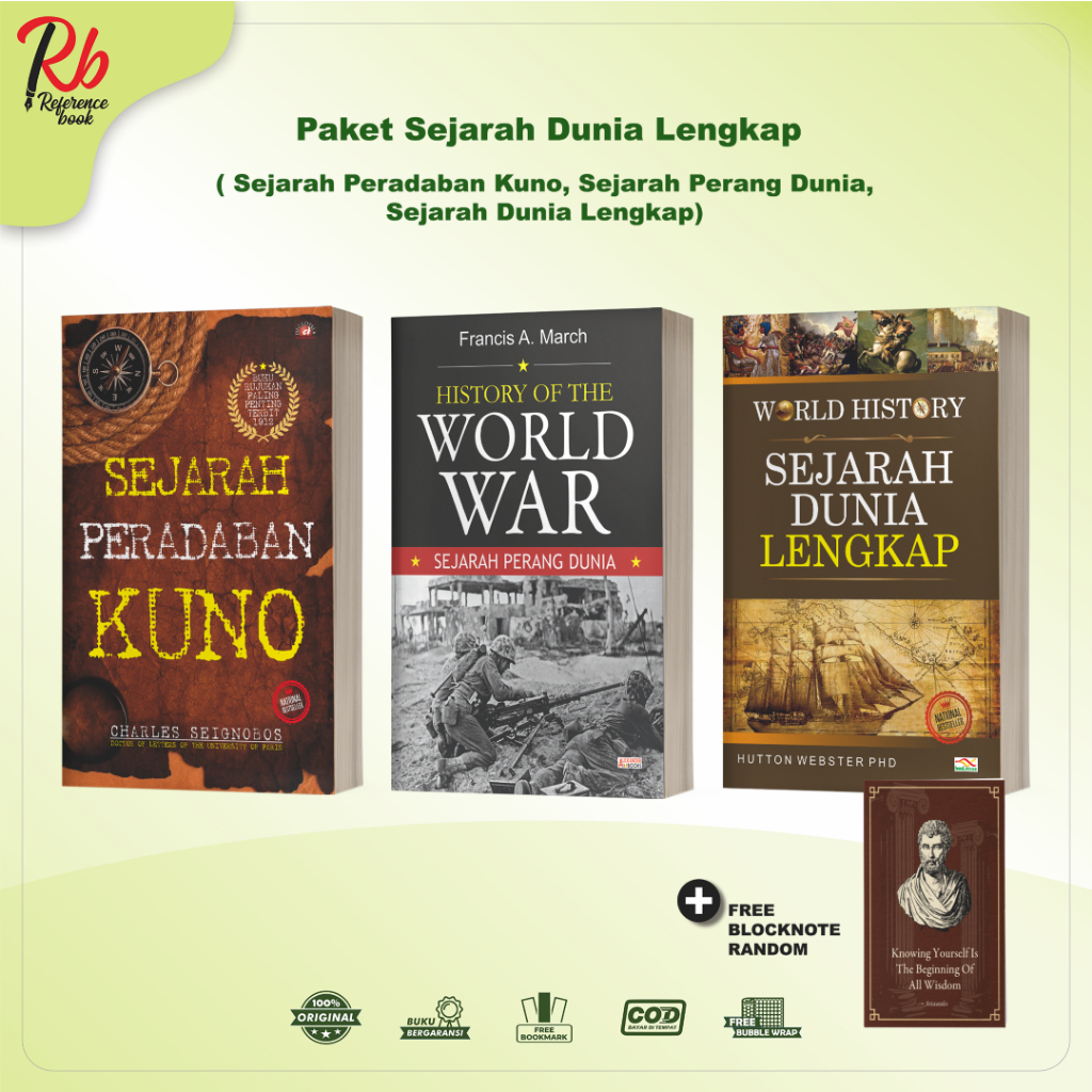 Jual Paket Hemat Sejarah Dunia - Sejarah Perang Dunia - Sejarah Peradaban | Shopee Indonesia