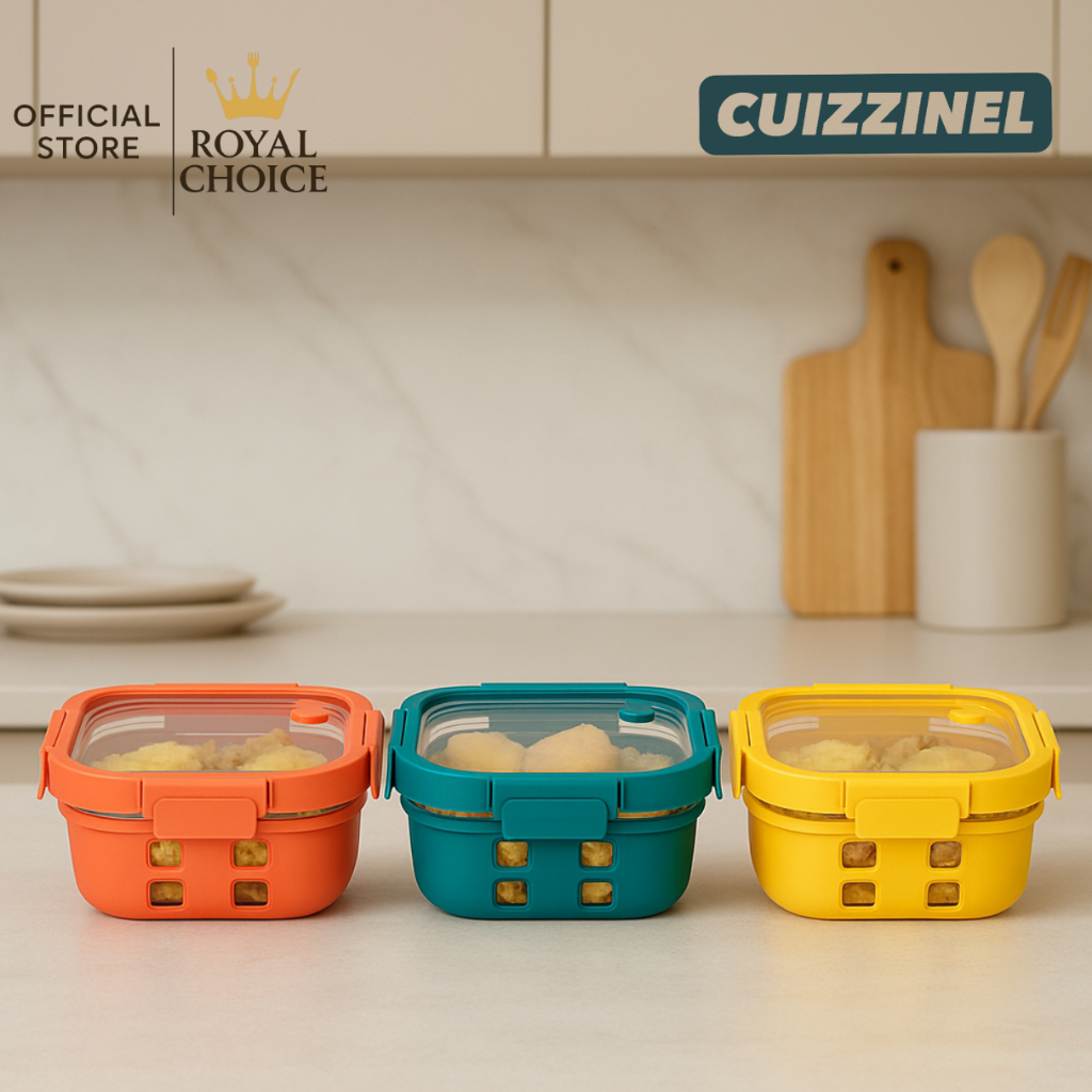 Jual Penyimpanan Makanan Cuizzinel - Persegi | Shopee Indonesia