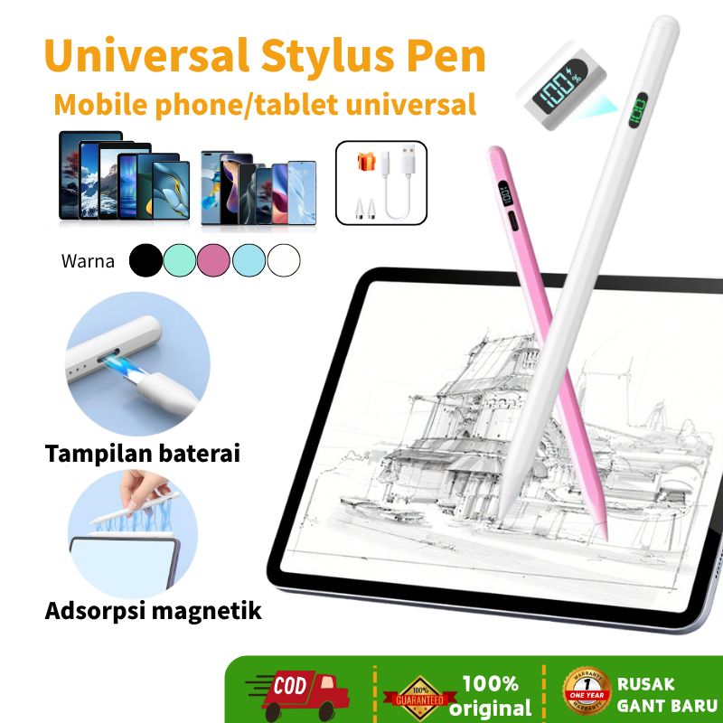 Jual Stylus Pen Universal Compatible Andorid Redmi Pad Se Samsung iOS ...