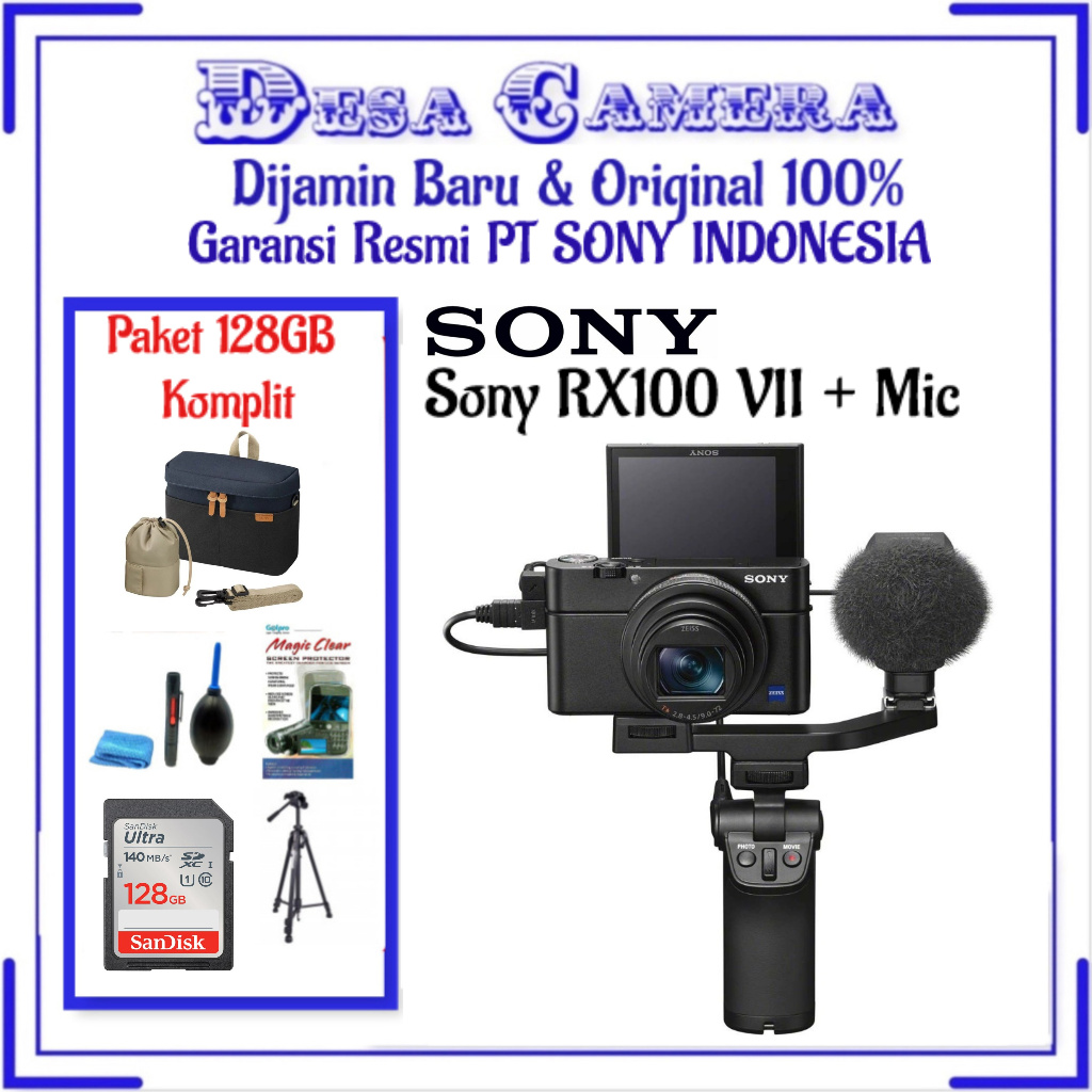 Jual Kamera Sony RX100 VII Compact Camera / Sony Rx100 VII + Mic ...