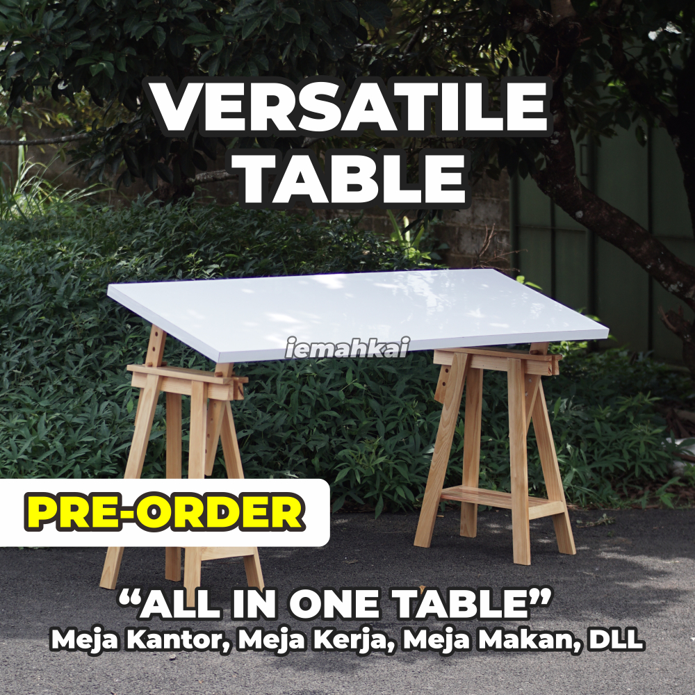 Jual [PRE-ORDER] VERSATILE TABLE - Meja Kerja Multifungsi | All In One ...