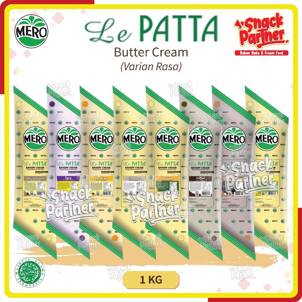 Jual LEPATTA | BUTTER CREAM 1 KG By MERO - LEPATA Vanilla Taro Rasakaya ...