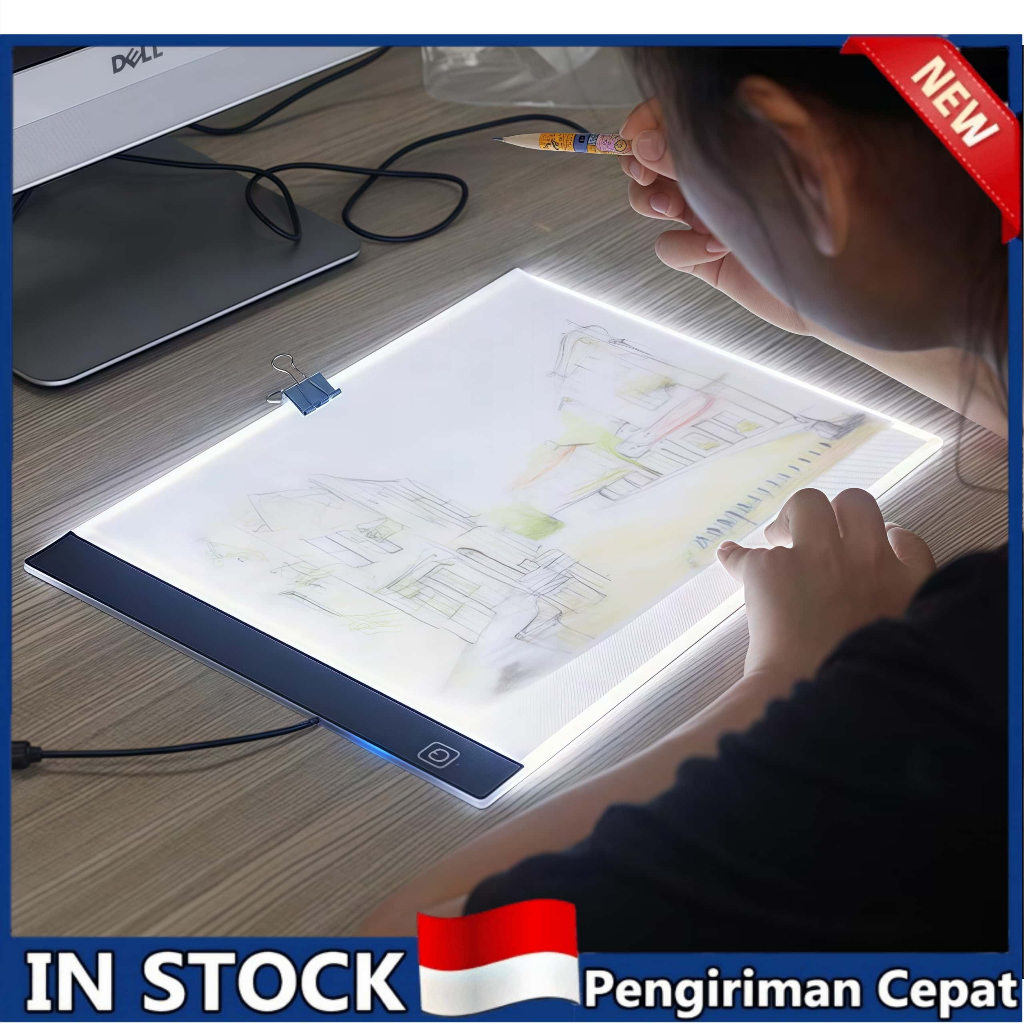 Jual （COD）A3/A4/A5 LED Drawing Tracing Board Stensil Board Papan Jiplak ...