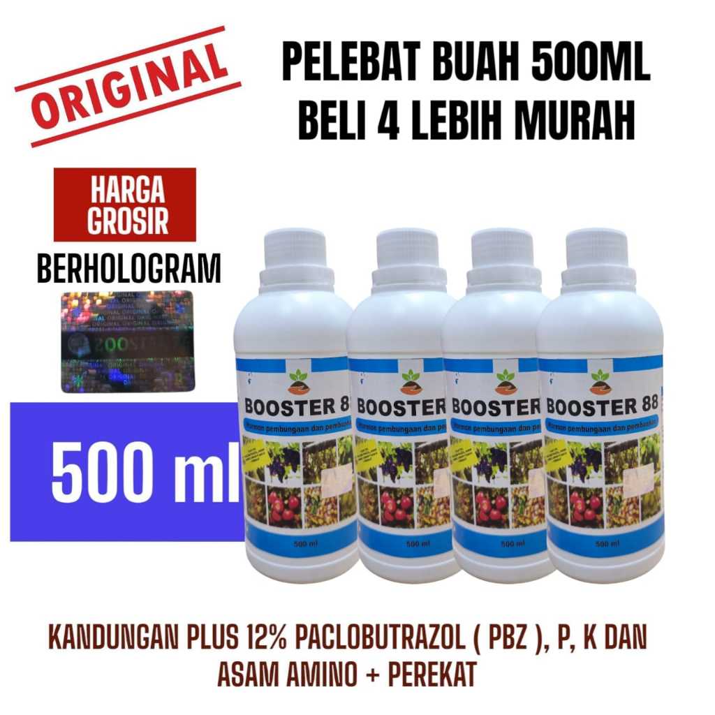 Jual Pupuk Booster 88 ZPT NATURE Booster Pemacu Tumbuh Buah dan Bunga ...