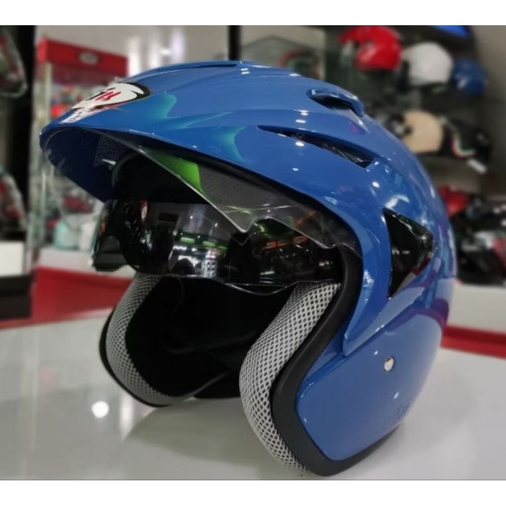 Jual HELM HIU ARROW PULL WARNA DOBEL VISOR ORIGINAL | Shopee Indonesia