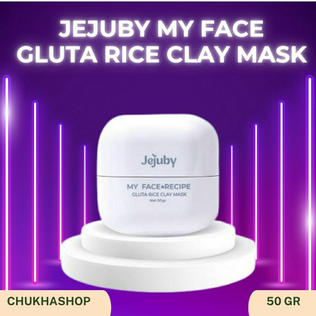 Jual Gluta Rice Clay Mask Jejuby My Face Recipe 50gr | Shopee Indonesia
