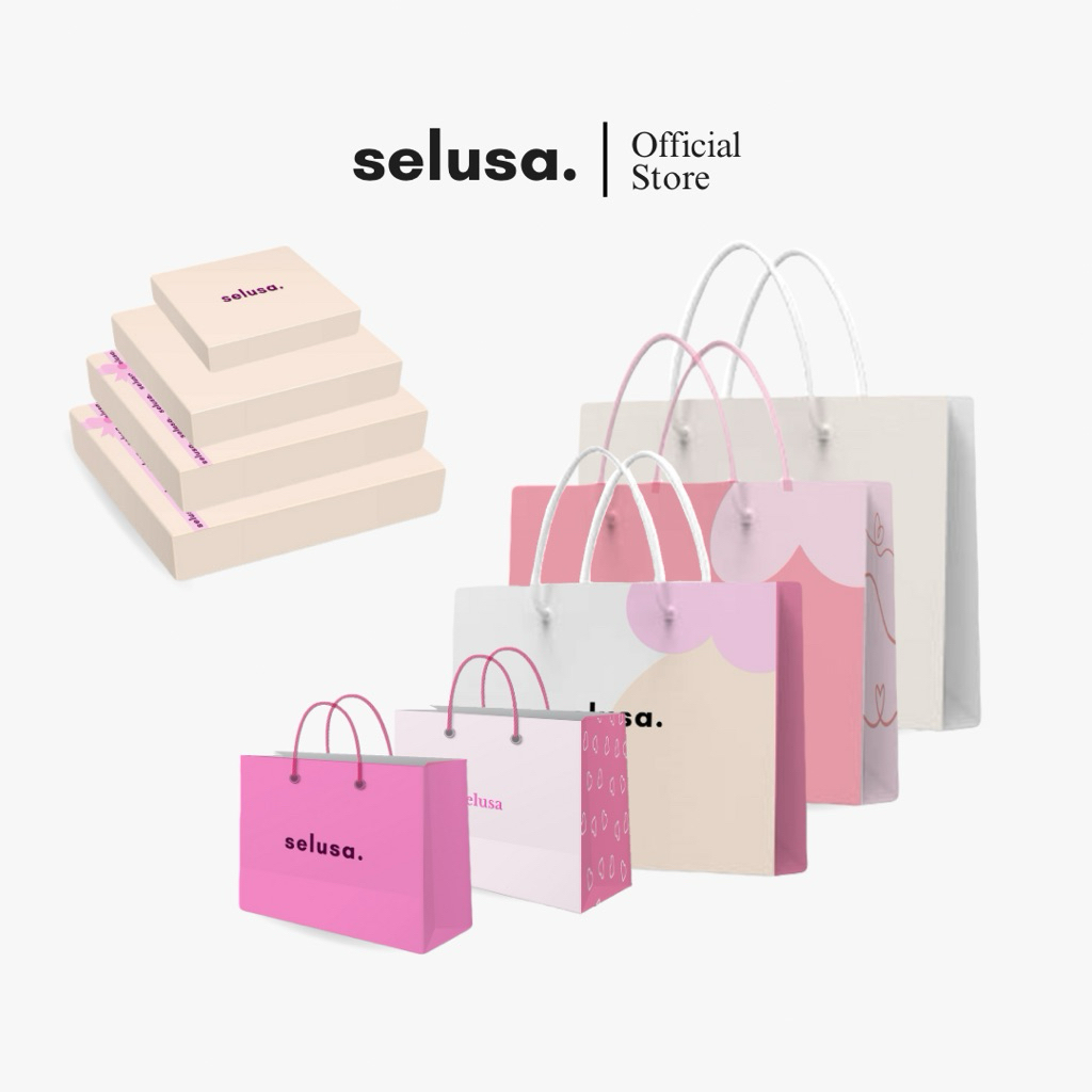 Jual SELUSA PACKAGE TAMBAHAN Paper Bag | Hard Box Exclusive | Shopee ...