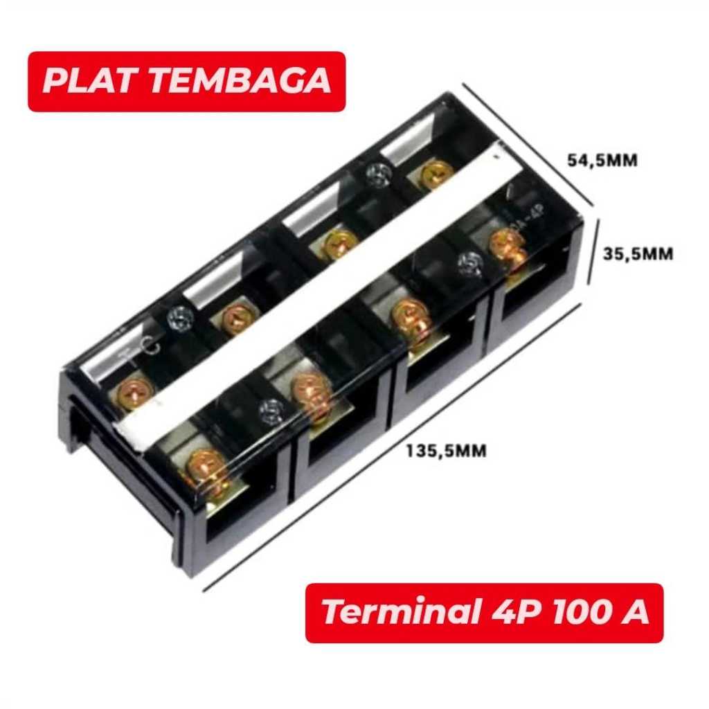 Jual Terminal Block 100A 4P (TC 1004) | Shopee Indonesia