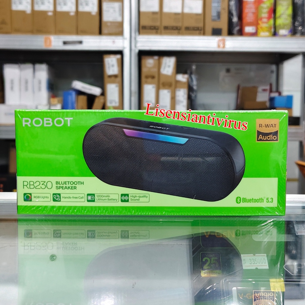 Jual ROBOT Speaker Bluetooth 5.3 Super Bass Portabel 5W dengan Efek ...