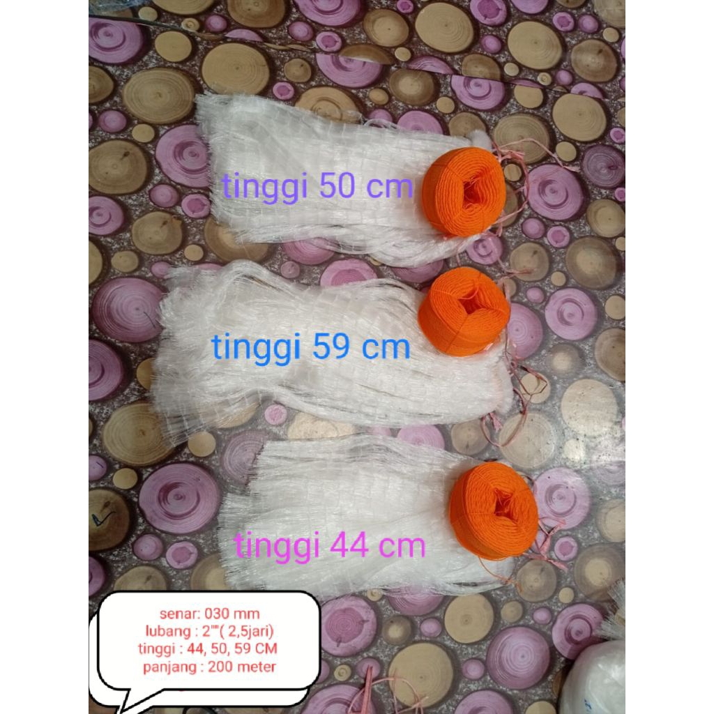 Jual Jaring perangkat tikus. Senar/tasi Size : 030mm lubang 2"inc ...