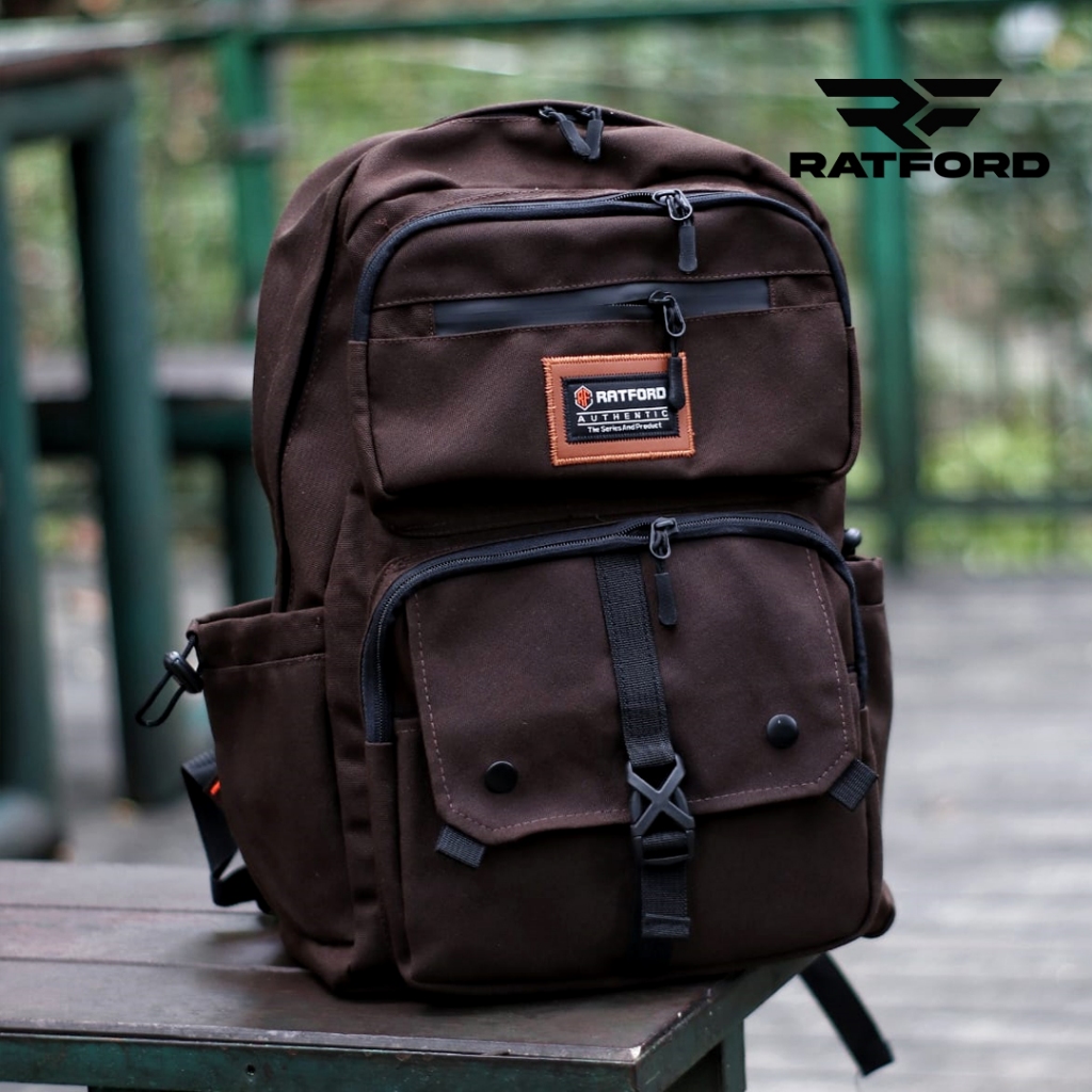 Jual Koya Coklat Tas Ransel Pria Backpack Wanita Tas Sekolah Kerja ...