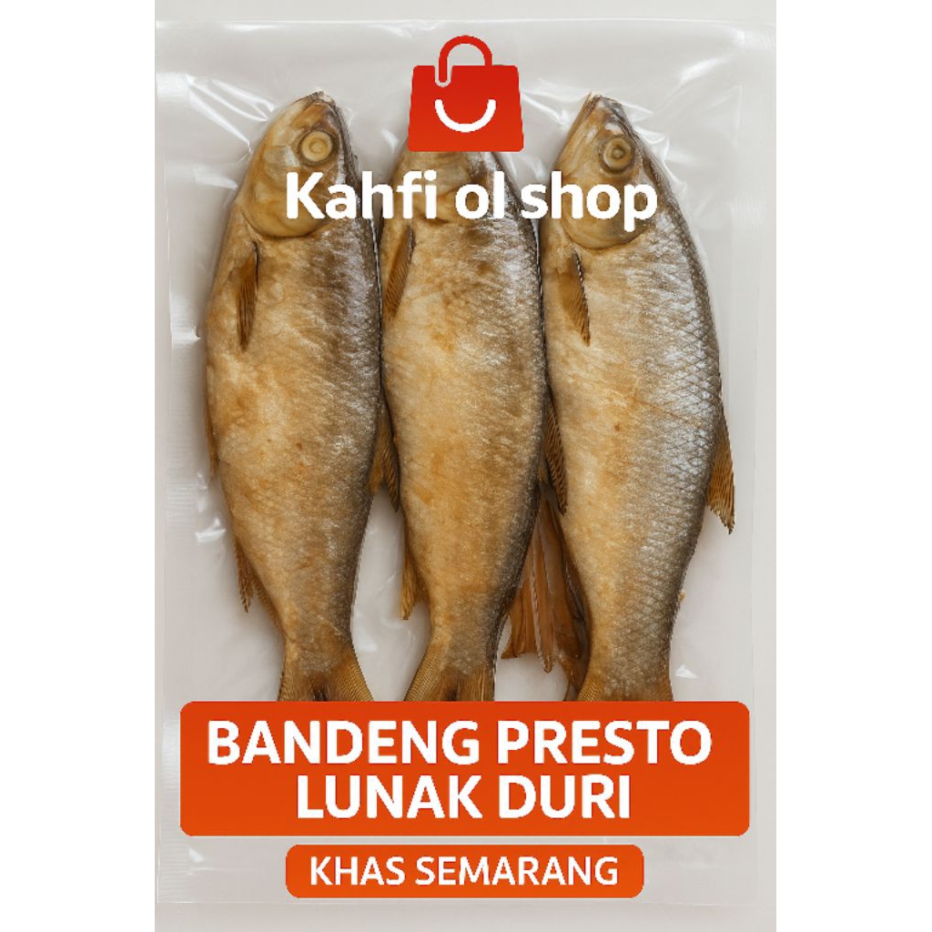 Jual Bandeng Presto Tulang Lunak vakum Isi 3 Ekor | Khas Semarang| Siap ...