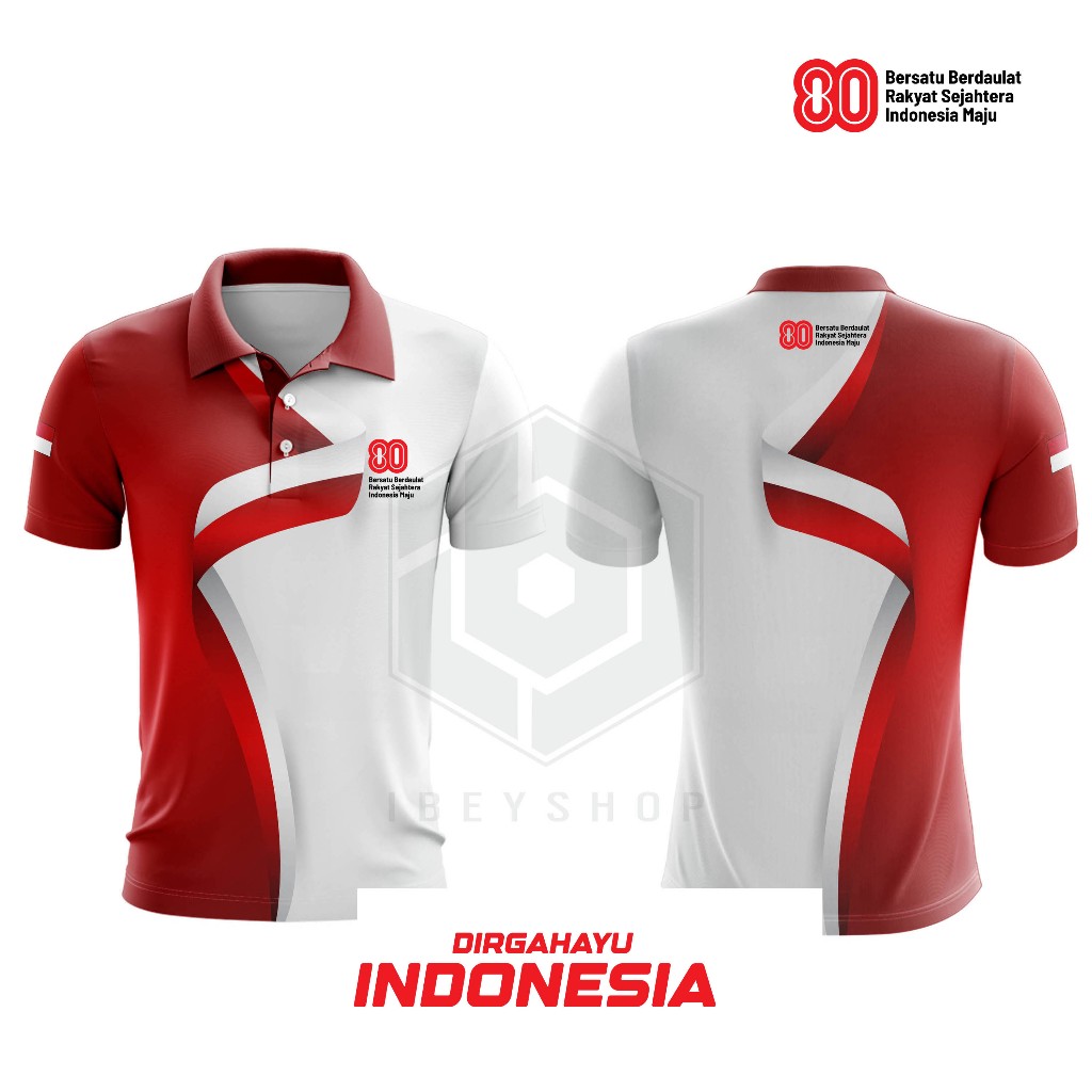 Jual Jersey 17 Agustus Dirgahayu HUT RI-80 / Baju Kaos 17 Agustusan 2025 / Baju 17 Agustus 2025 ...