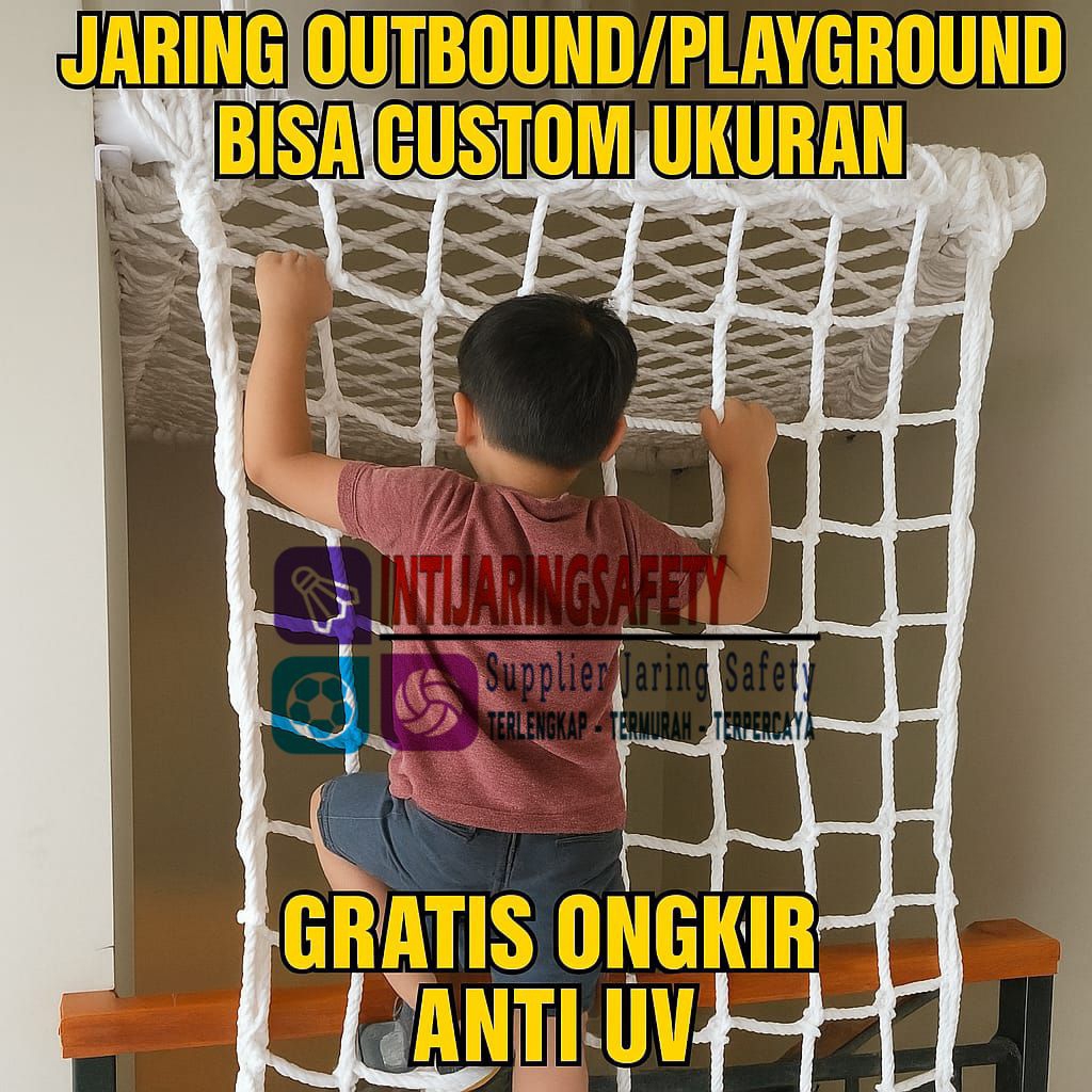 Jual Jaring Playground Outbound | Jaring panjat | Jaring safety bahan ...