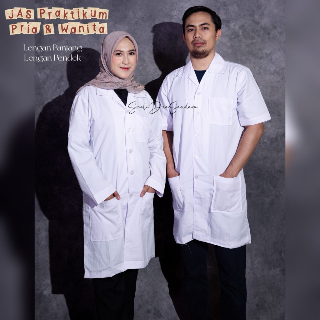 Jual JAS LABORATORIUM | JAS LAB| JAS PRATIKUM UNISEX MERK DUA SAUDARA ...