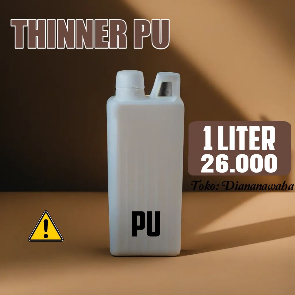 Jual Jual Thinner 1 liter PU HG Dan PU Extra slow pengencer cat | Shopee Indonesia