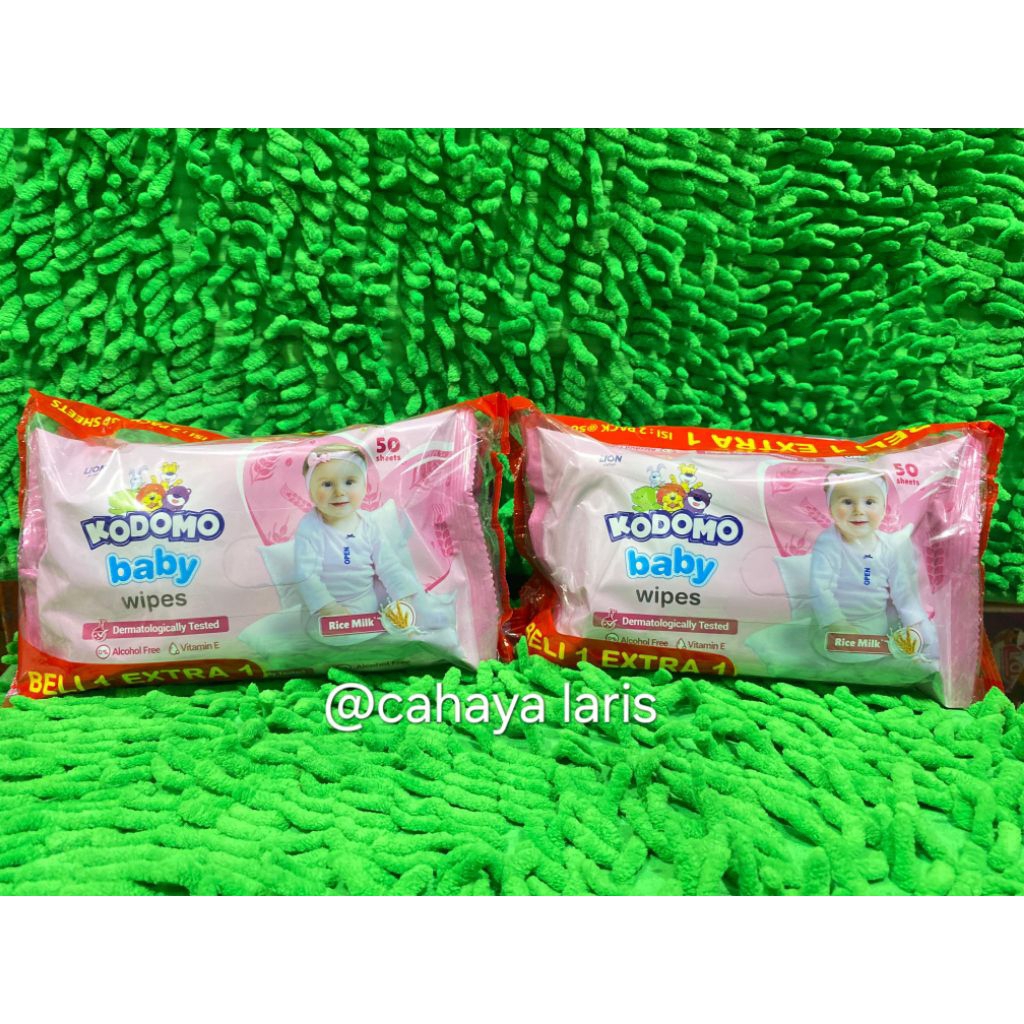 Jual KODOMO TISU BASAH ANTIBAKTERIAL BAG ISI 50 SHEETS (HARGA PER PCS ...
