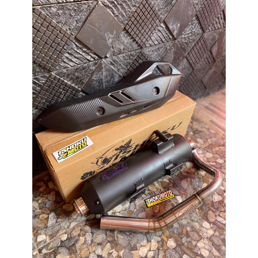 Jual Knalpot Standar Racing Kenochi Original Ishokumoto Mio Beat Vario ...