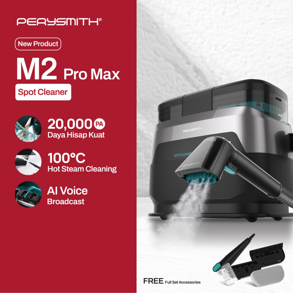 Jual PerySmith M2 Pro Max Suhu Tinggi 100°C HOT & COLD Vacuum Cleaner ...