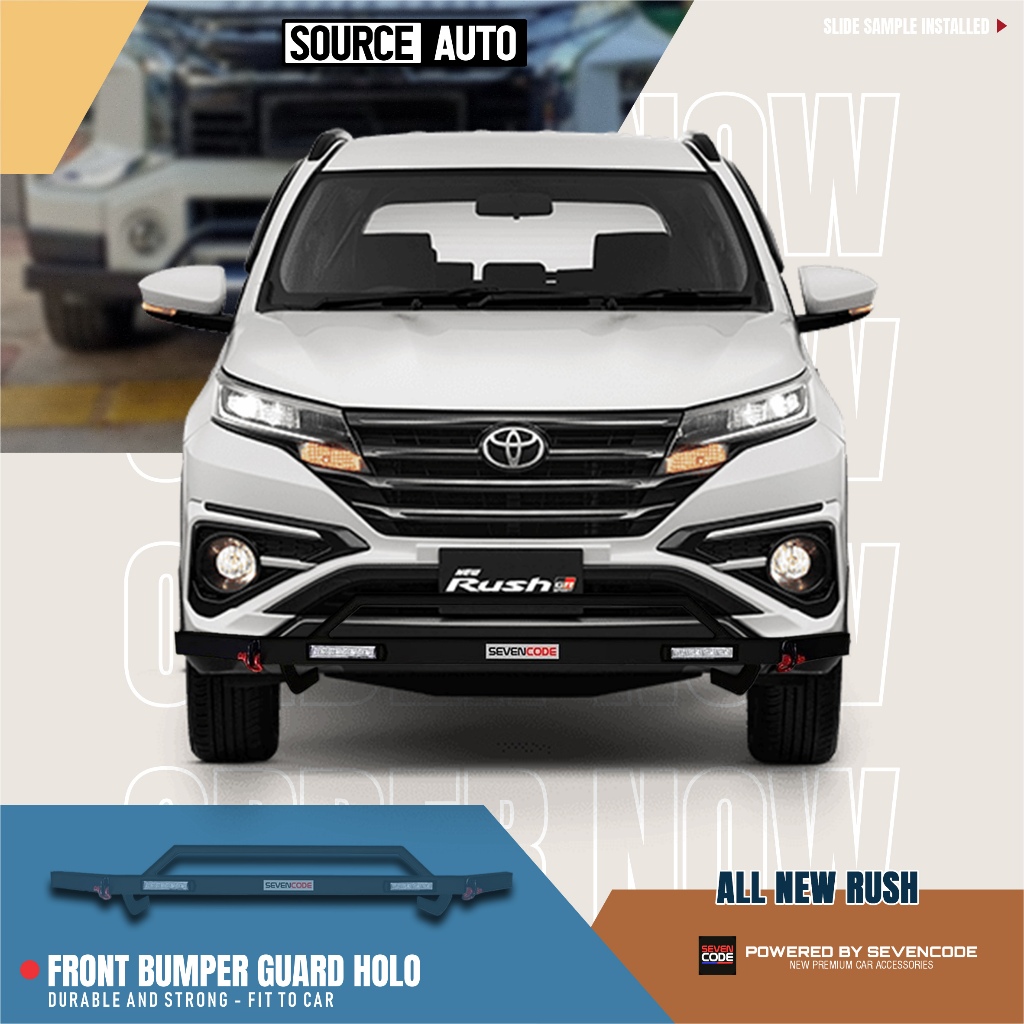 Jual FRONT BUMPER GUARD HOLO SEVENCODE - TANDUK PENGAMAN DEPAN MOBIL ...