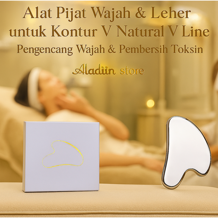Jual Alat Pijat Wajah & Leher untuk Kontur V Natural V Line ,Pengencang ...