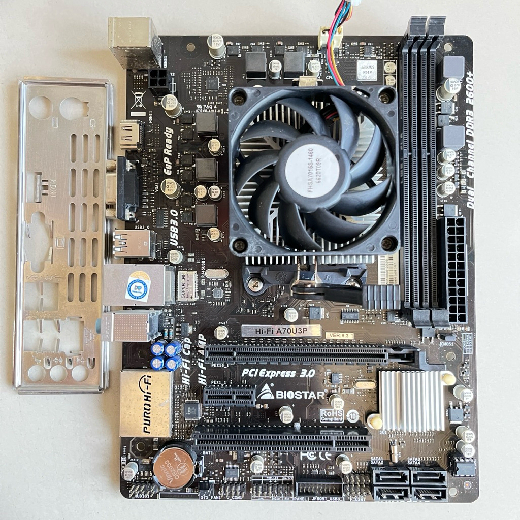 Jual MOBO BIOSTAR FM2 + AMD A8-7500 RADEON R7 1GB 128BIT DDR3 DX12 ...