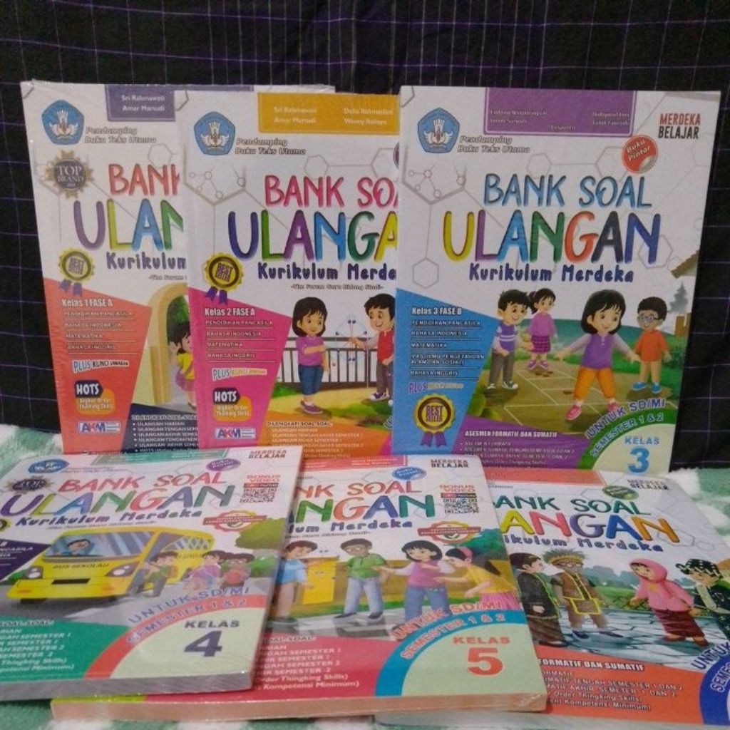 Jual bank soal ulangan kurikulum merdeka untuk SD kelas 1,2,3,4,5,6 | Shopee Indonesia