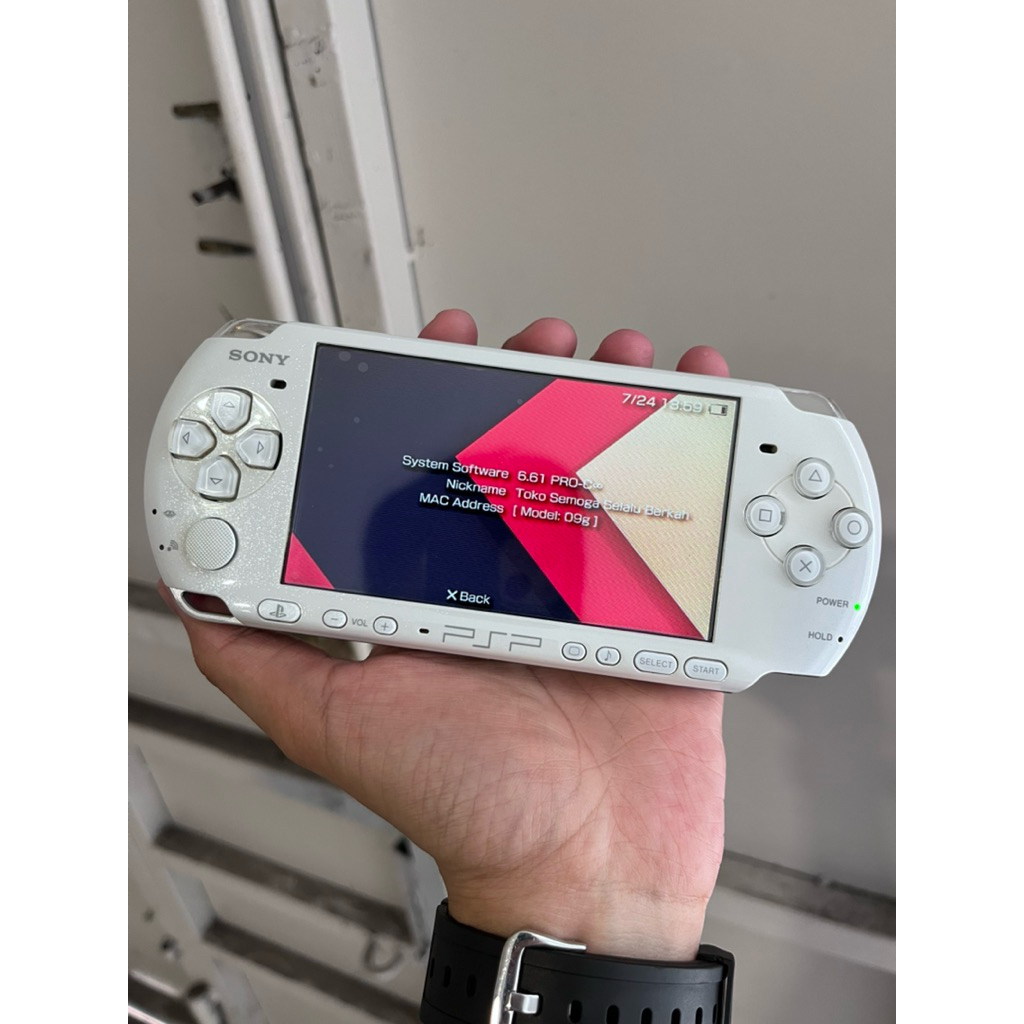 Jual Sony Psp 3000 / Psp Slim 3000 Pearl White Original Sony Japan ...