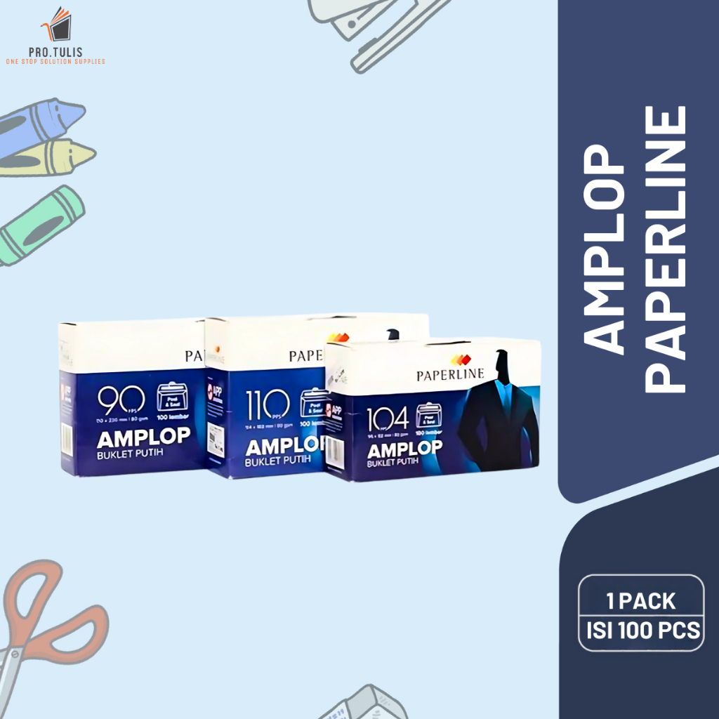 Jual Amplop Putih Paperline Amplop Putih Paperline 90pps Amplop 104 110 ...