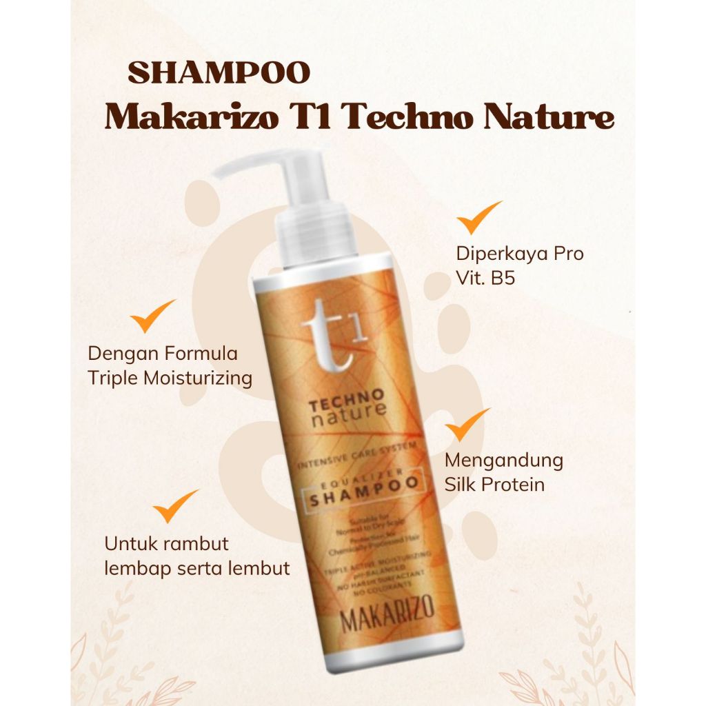 Jual Shampo & Conditioner Makarizo T1 Techno Nature Equalizer 180ML ...