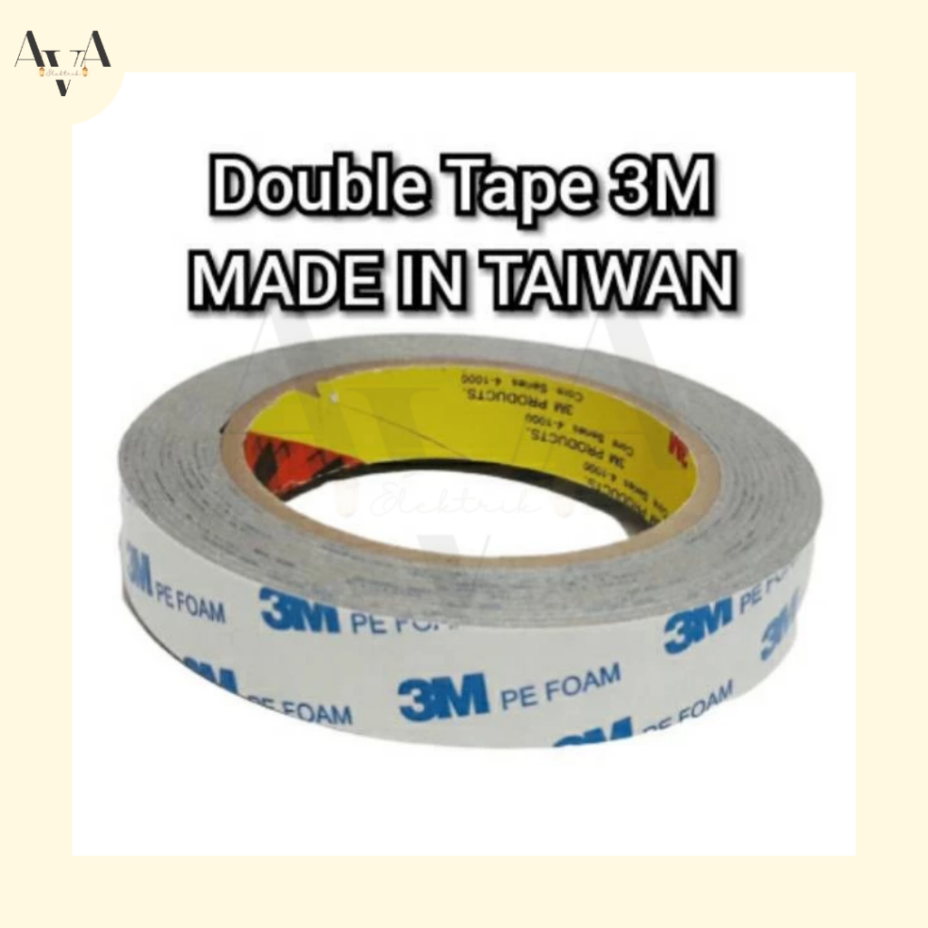Jual Isolasi Bolak Balik/Double Tape Foam 3M/Double Tape 3M Original ...