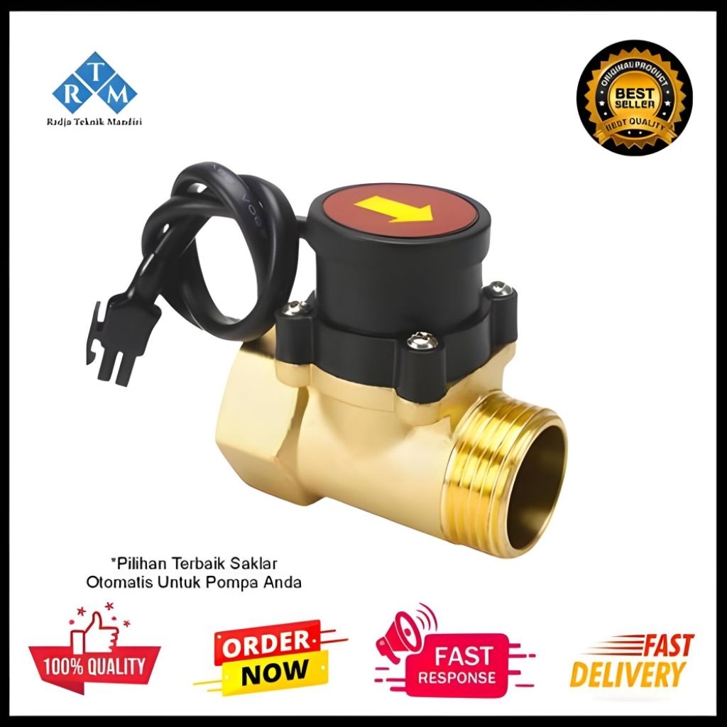 Jual Water Flow Switch Pompa Air / Otomatis Pompa Air - 3/4 × 1/2 Inch ...