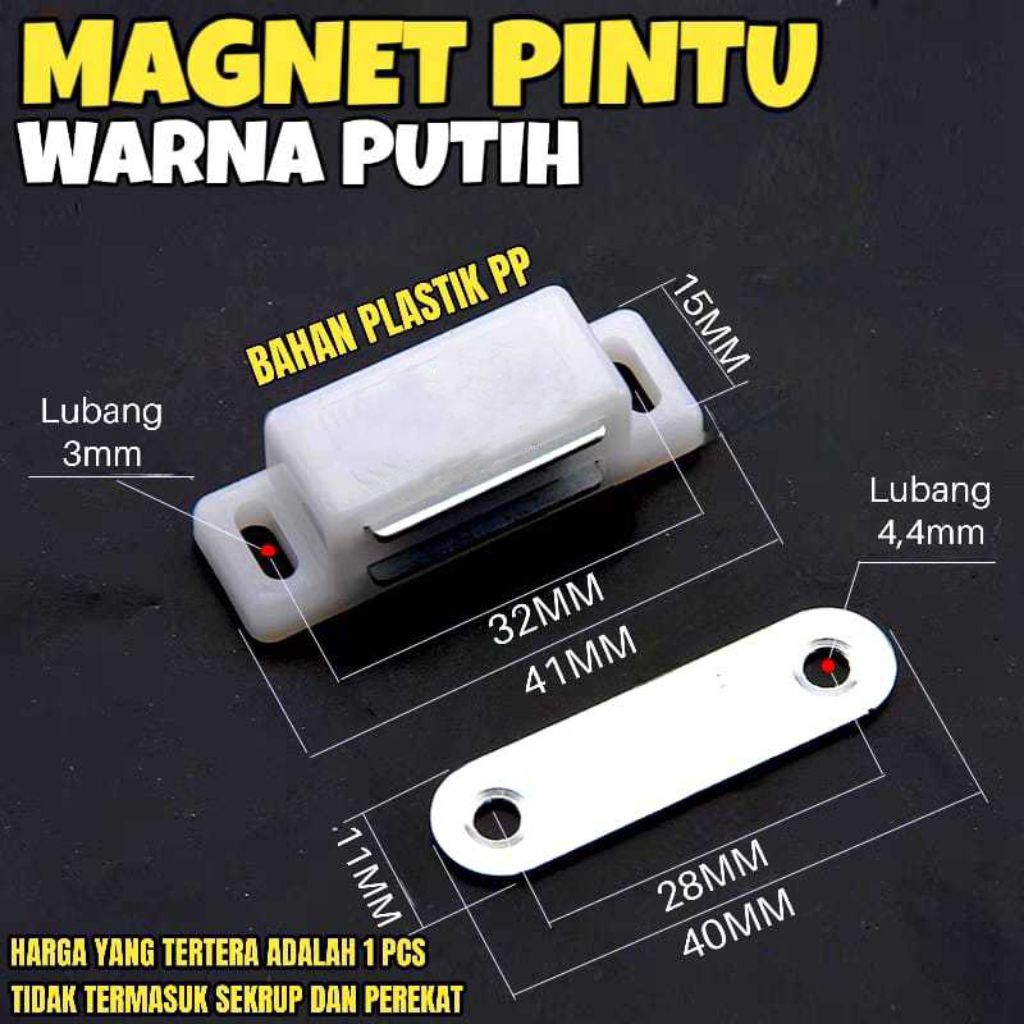 Jual Magnet Pintu Lemari Laci Kotak Besi Magnet Pintu Kayu | Shopee ...