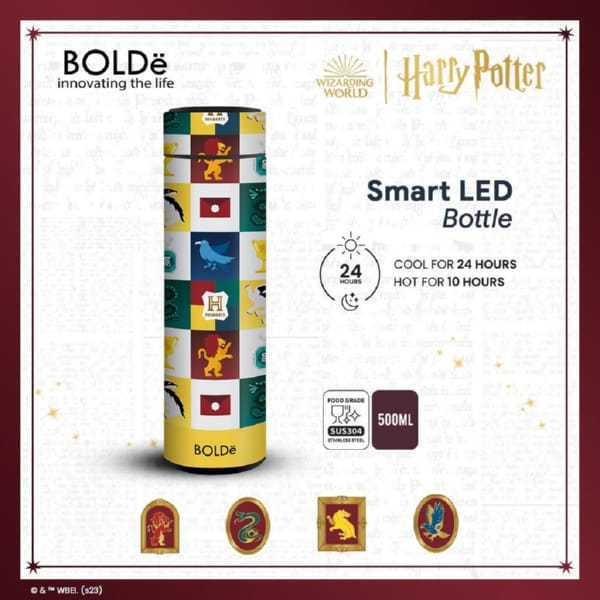 Jual Botol Minum BOLDe SMART LED HARRY POTTER 500ml Indikator Suhu ...