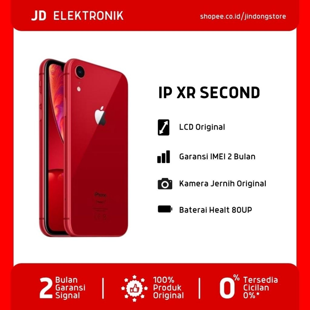 Jual IP XR 128GB/64GB SECOND INTER ORIGINAL | Shopee Indonesia