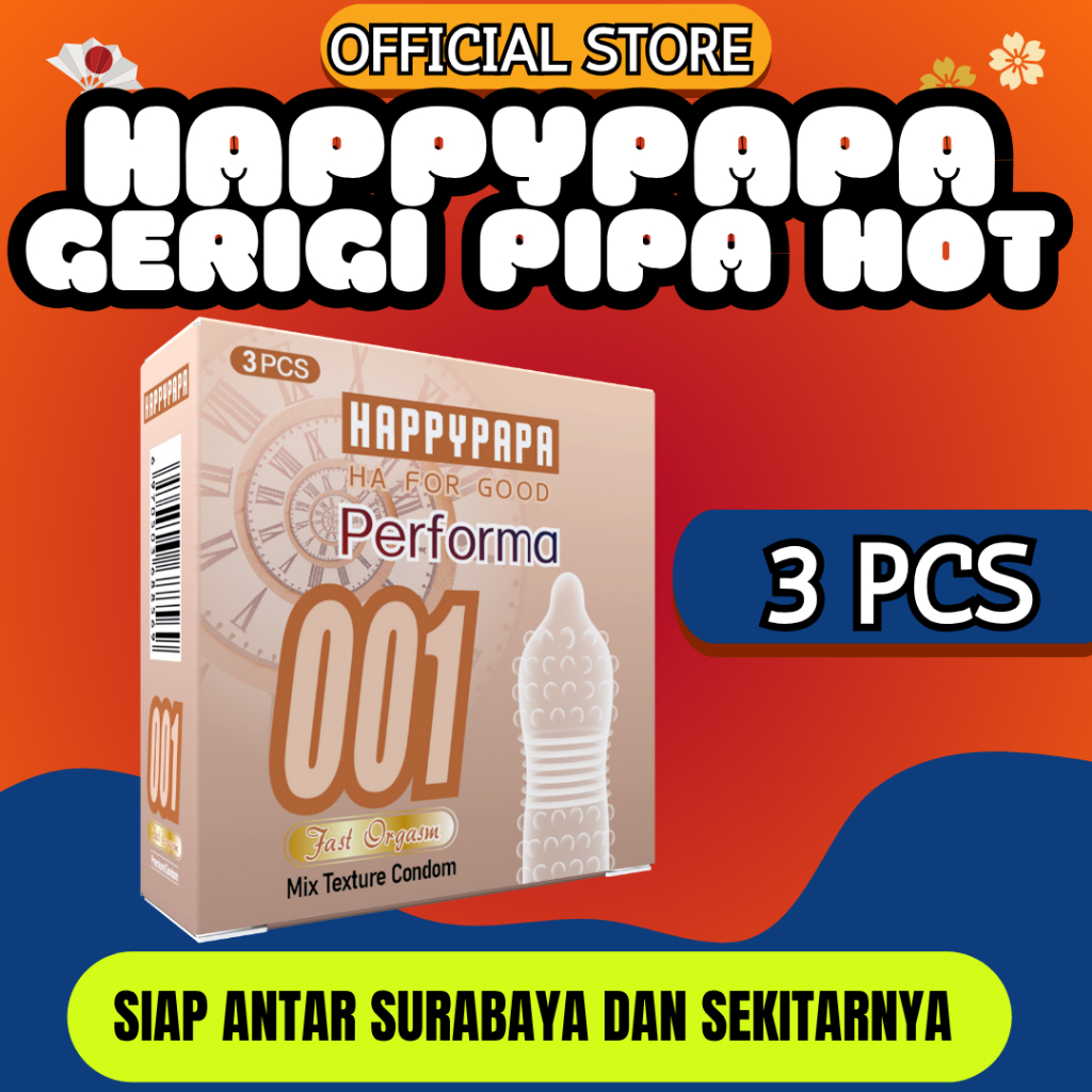 Jual Happypapa 001 Condom Dotted Pipe Hot - Kondom Gerigi Pipa Sensasi ...