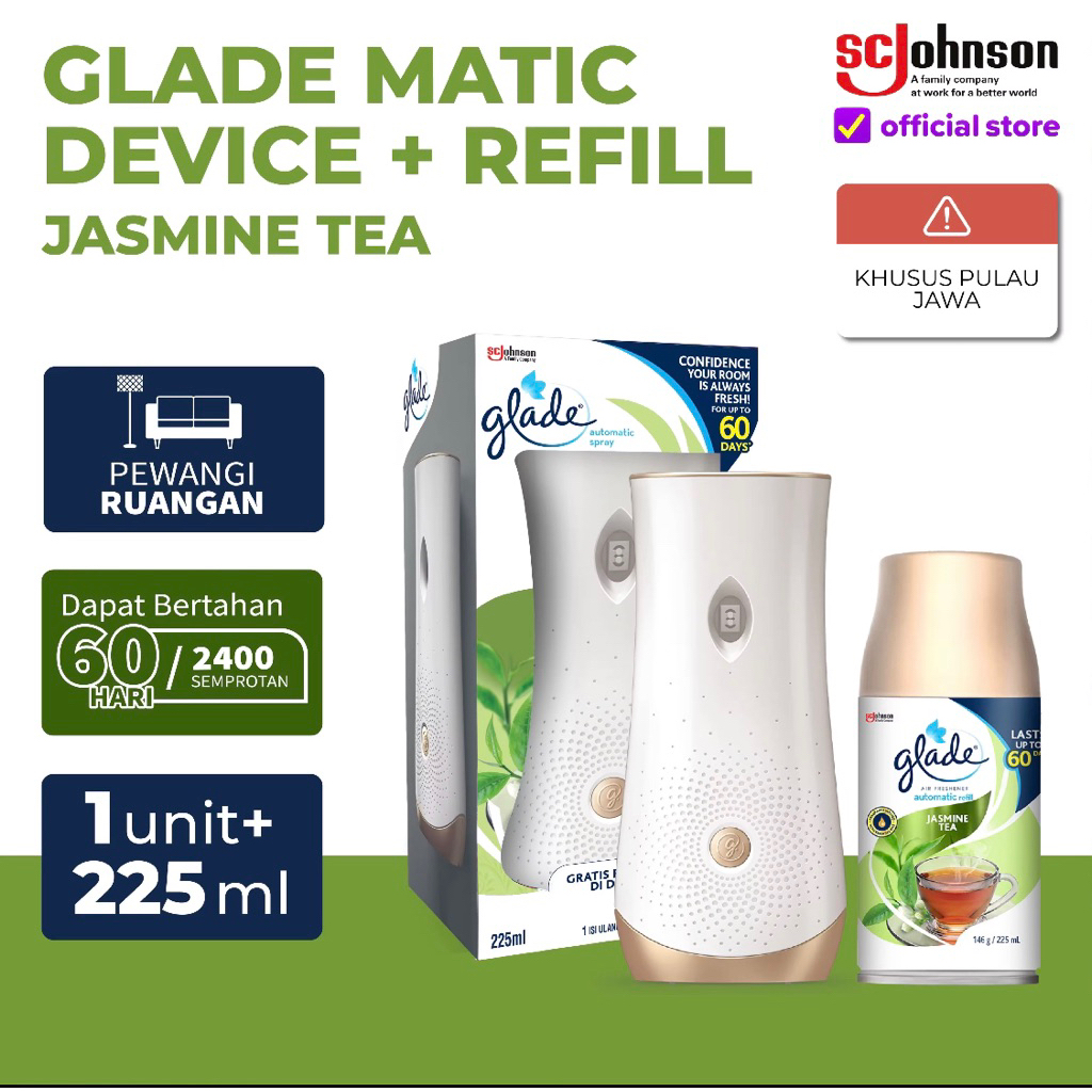 Jual Glade Matic Device + Refill Alat Pengharum Ruangan Otomatis ...