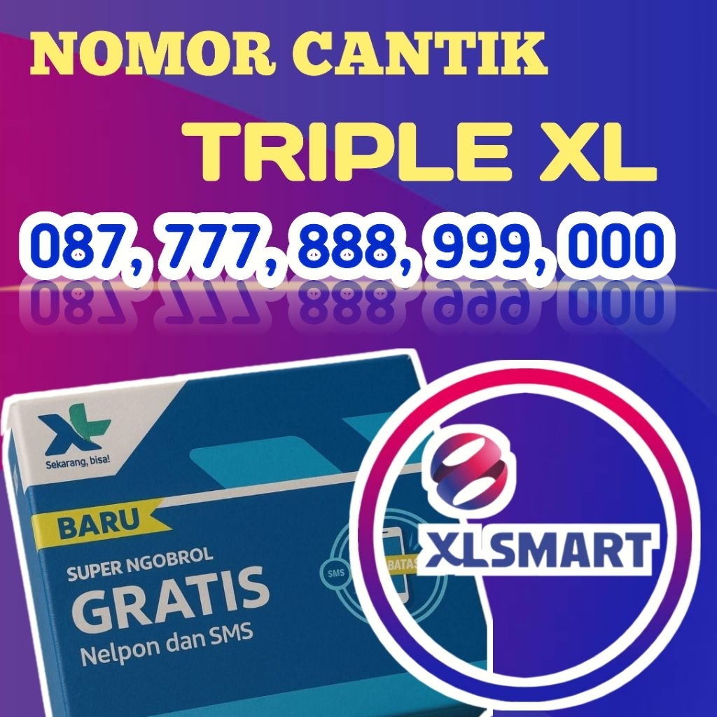 Jual KARTU XL NOMOR CANTIK | SPESIAL ANGKA BESAR | Shopee Indonesia