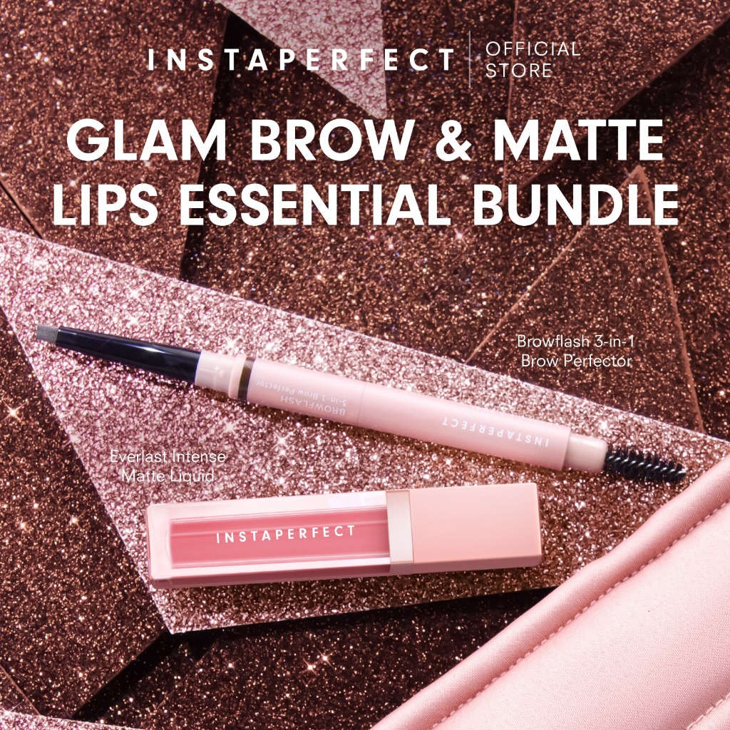 Jual Instaperfect Glam Brow & Matte Lips Essentials Bundle (Browflash 3 ...