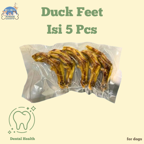 Jual DEHYDRATED DUCK FEET Snack Cemilan Hewan Anjing Isi 5 Pcs | Shopee ...