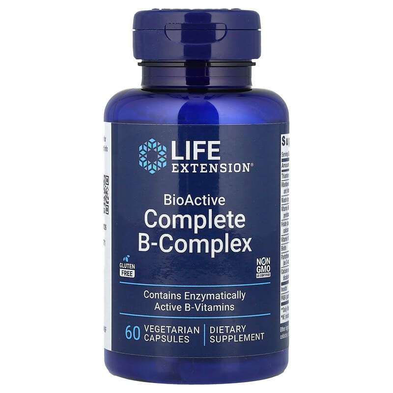Jual Life Extension BioActive Complete B-Complex 60 vegetarian capsules ...