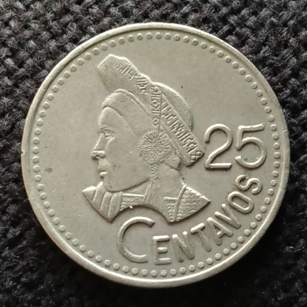 Jual Koin Kuno Guatemala 25 Centavos tahun 1988 | Shopee Indonesia