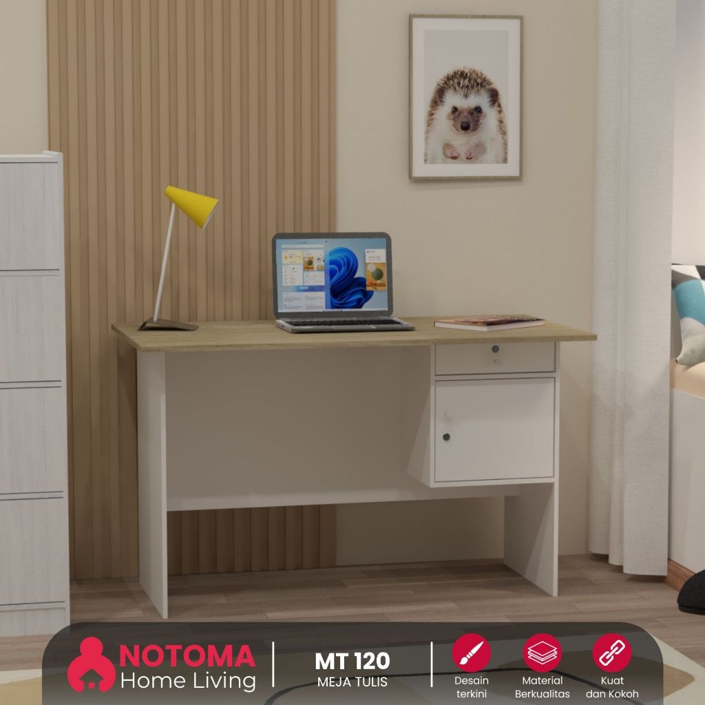 Jual NOTOMA - Meja Tulis 120 Meja Kerja Meja Serbaguna Meja Kantor ...