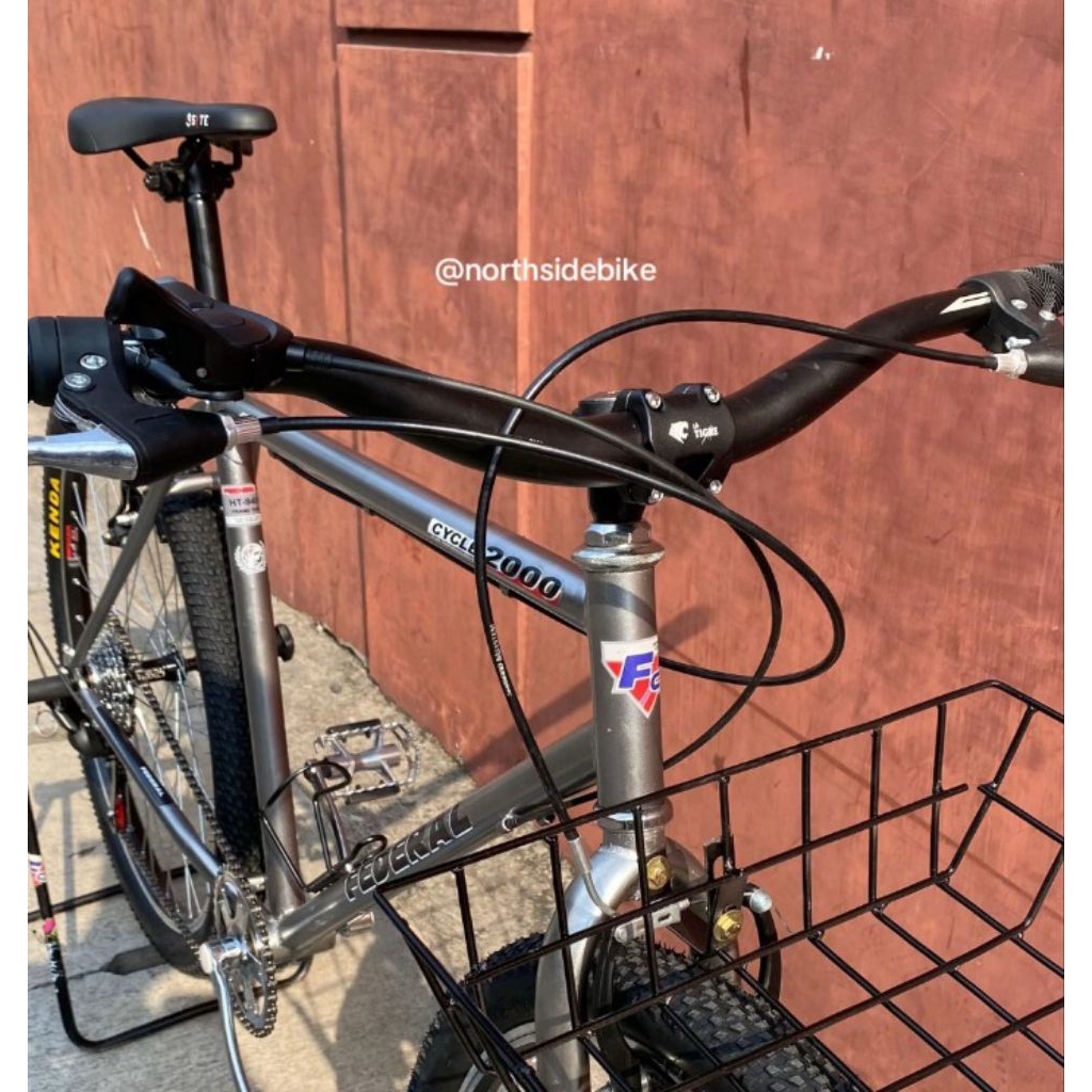 Jual Stang dan stem Mid bar mid riser alloy handlebar oversize commuter ...