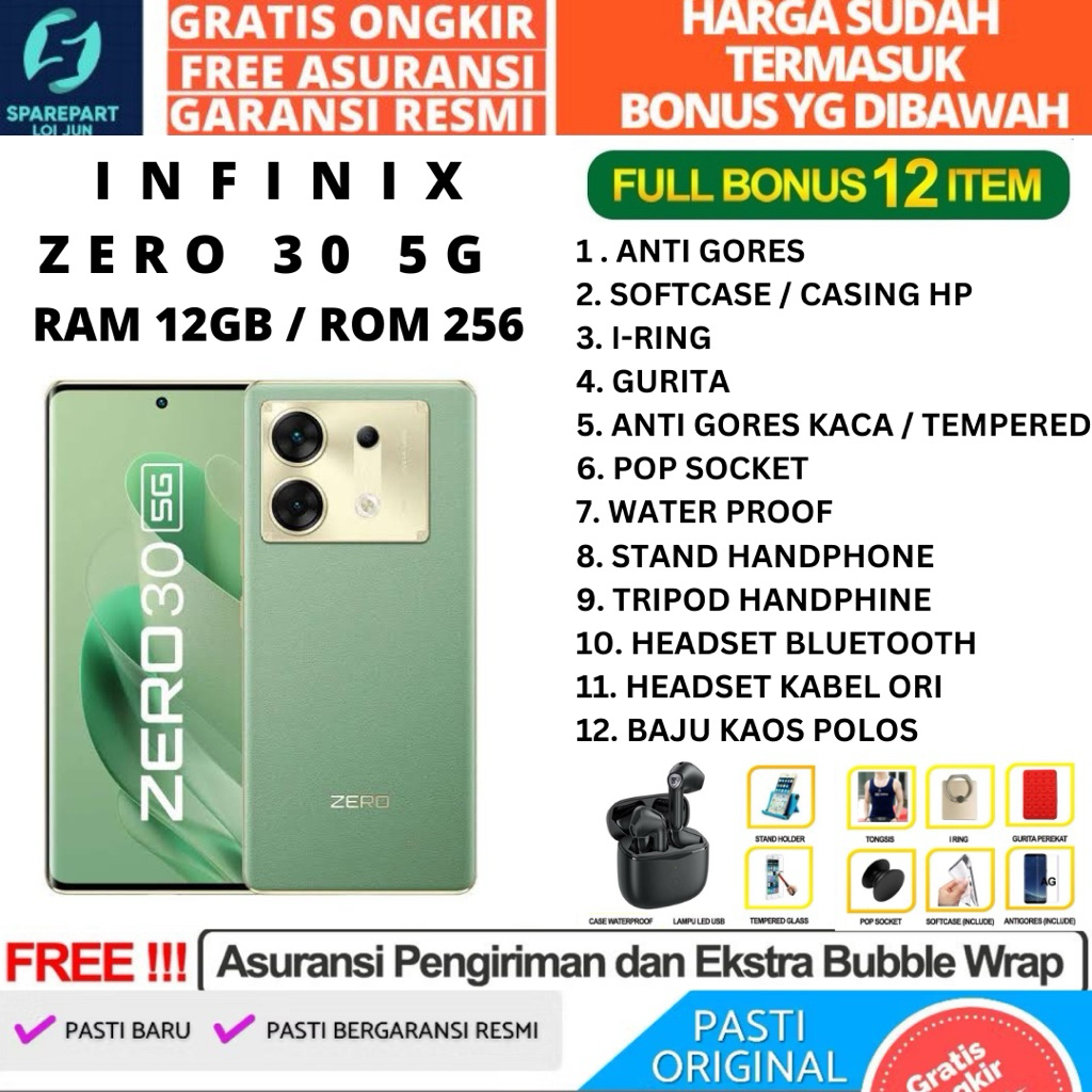 Jual INFINIX ZERO 30 5G 12/256 RAM 12GB ROM 256GB GARANSI RESMI | Shopee Indonesia