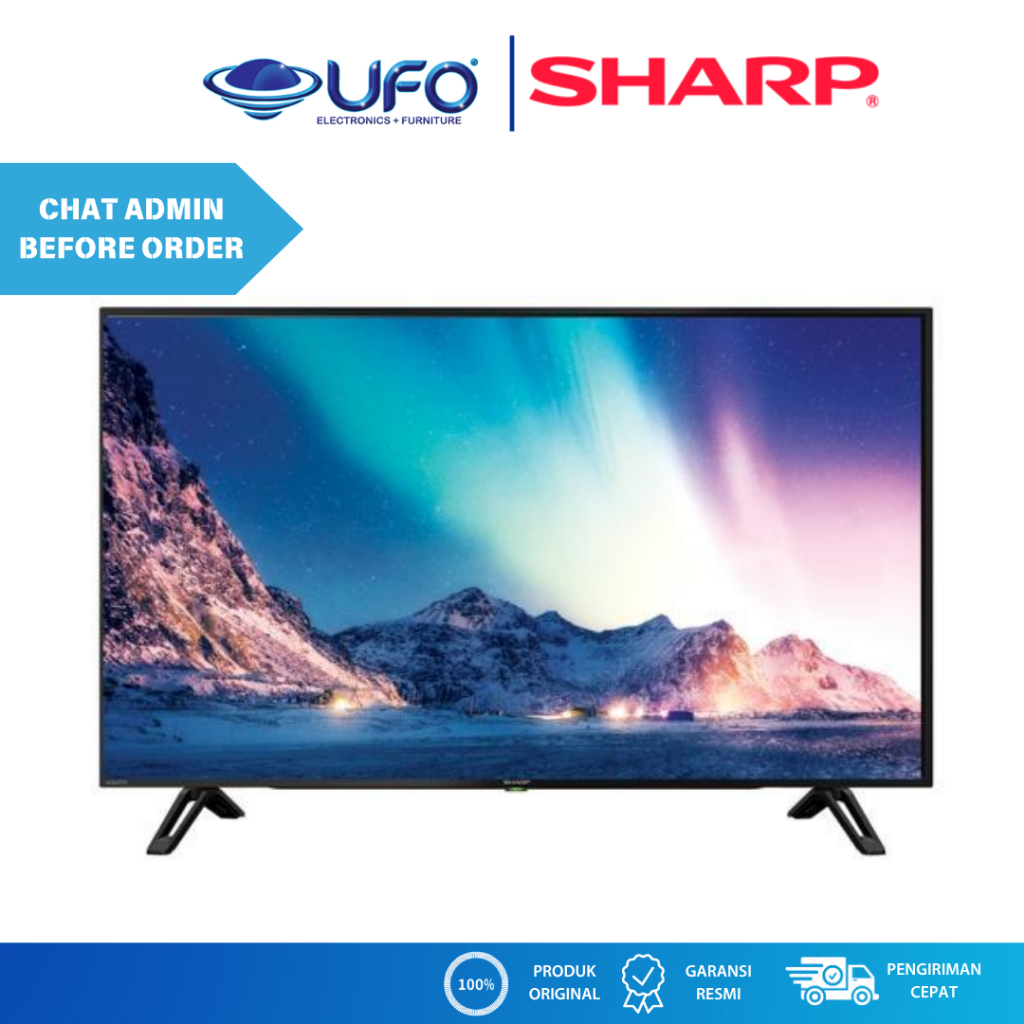 Jual SHARP 32 INCH DIGITAL TV FRAME LESS HD READY 2TC32HD1500I | Shopee ...