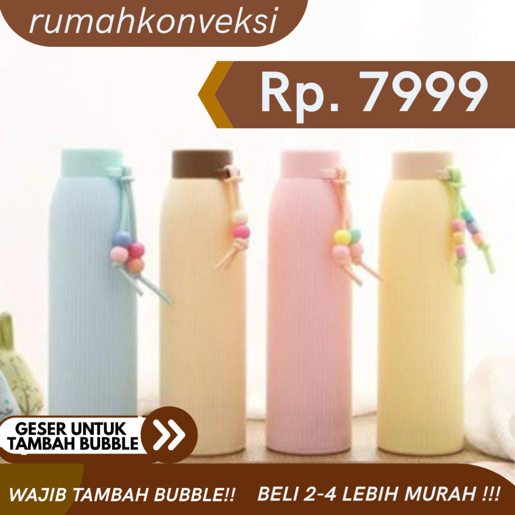 Jual Botol Kaca Macaron Botol Minum Kaca SERIES LAMA ! | Shopee Indonesia